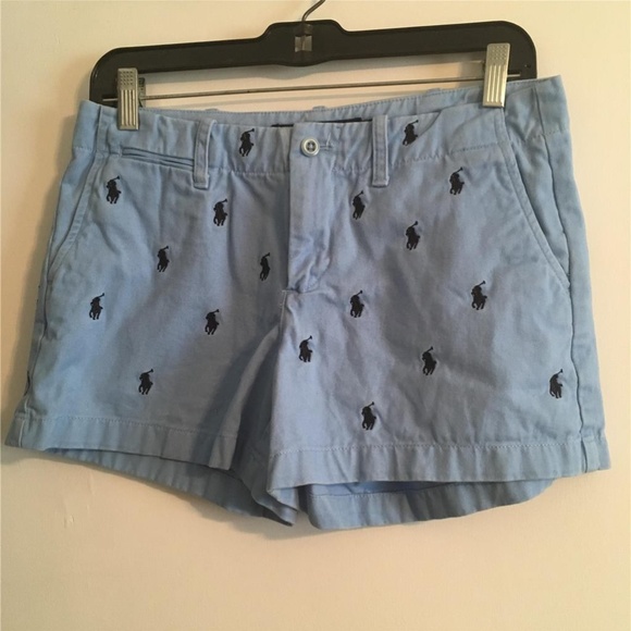 Ralph Lauren | Shorts | Ralph Lauren Sport Blue Polo Logo Shorts 4 ...